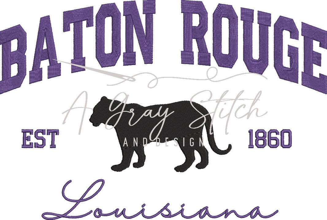 Collegiate Style Design – A Gray Stitch and Design