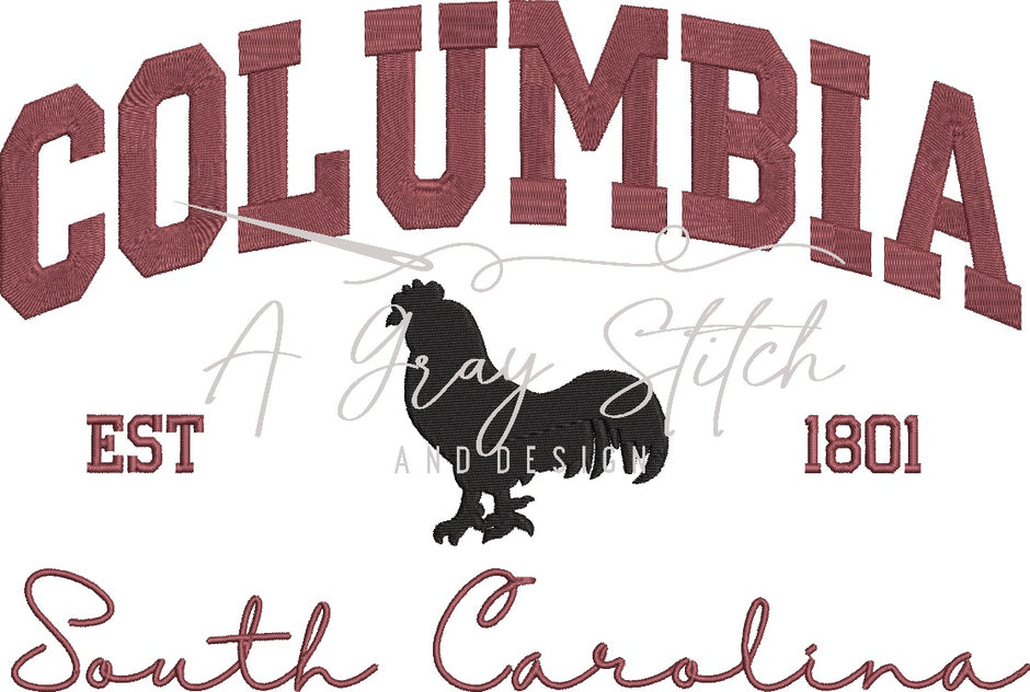 Collegiate Style Design – A Gray Stitch and Design