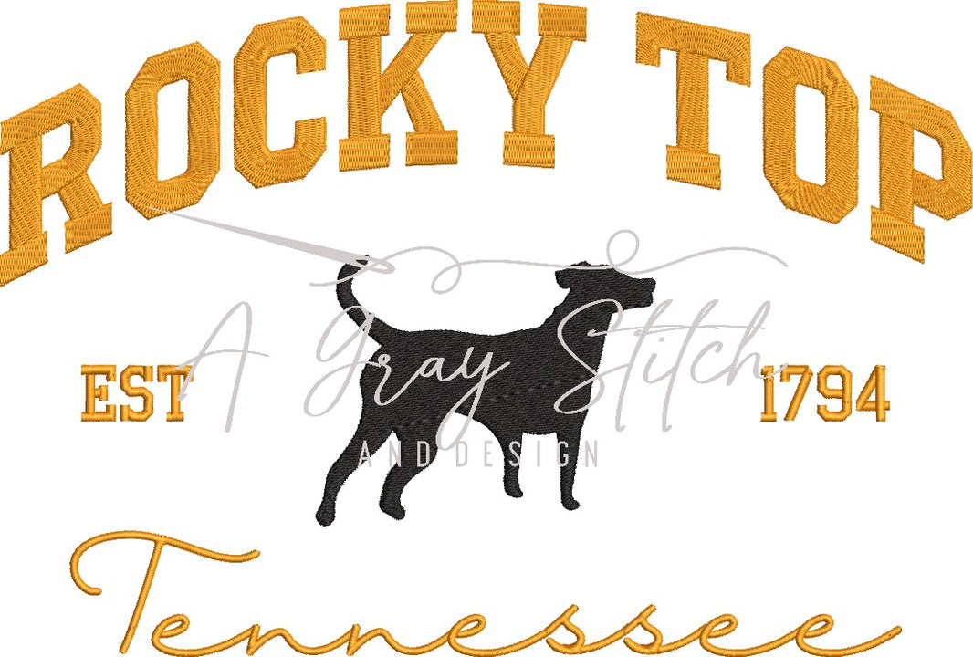 Collegiate Style Design – A Gray Stitch and Design