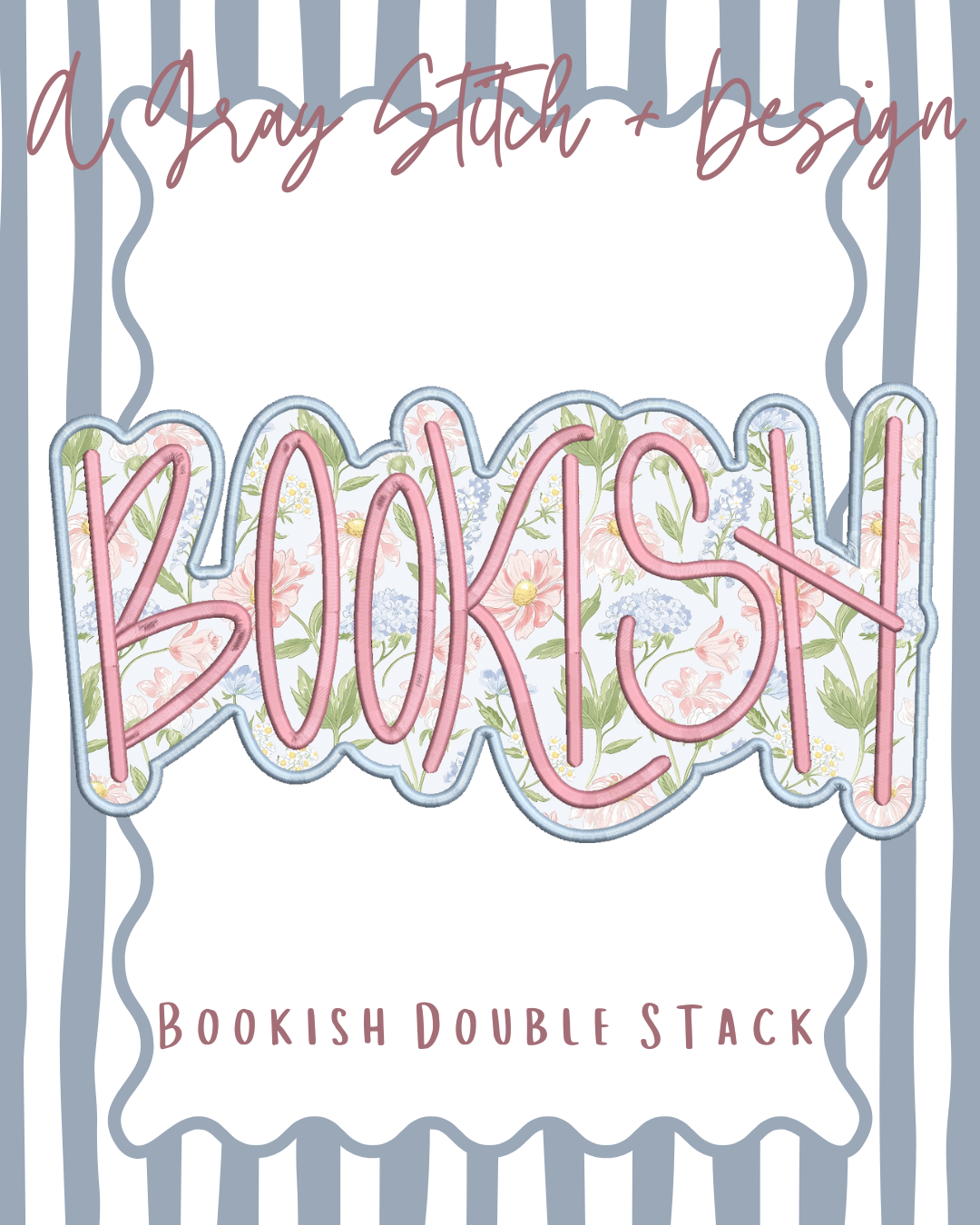 Bookish Double Stack – A Gray Stitch and Design